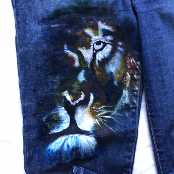 Joe's Jeans | Pants & Jumpsuits | Intervened Blue Jeans By Magda Henao ...